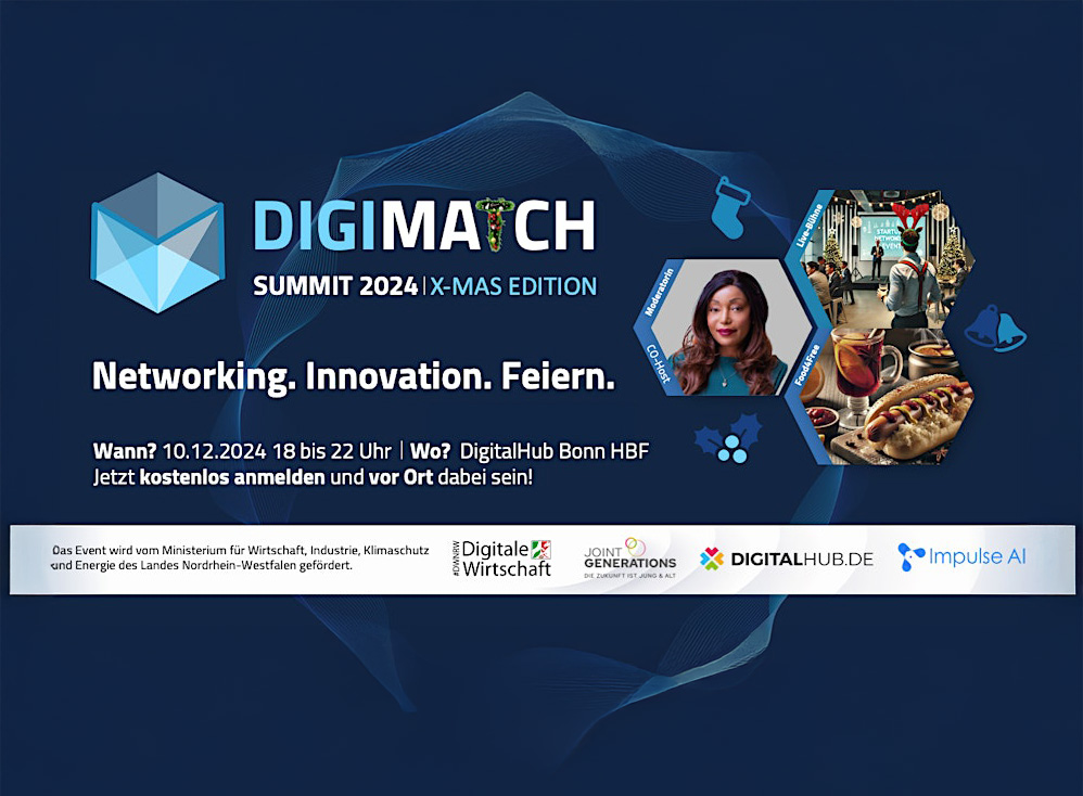 DigiMatch Summit XMAS-Edition 2024 in Bonn – KI.NRW